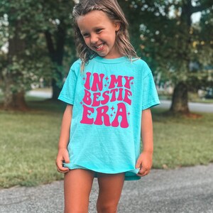 Kid's Comfort Colors Shirt, in My Bestie Era Shirt, Girl's Best Friend ...