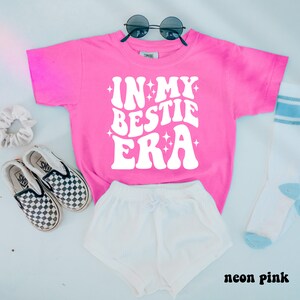 Kid's Comfort Colors Shirt, in My Bestie Era, Best Friends Shirt ...