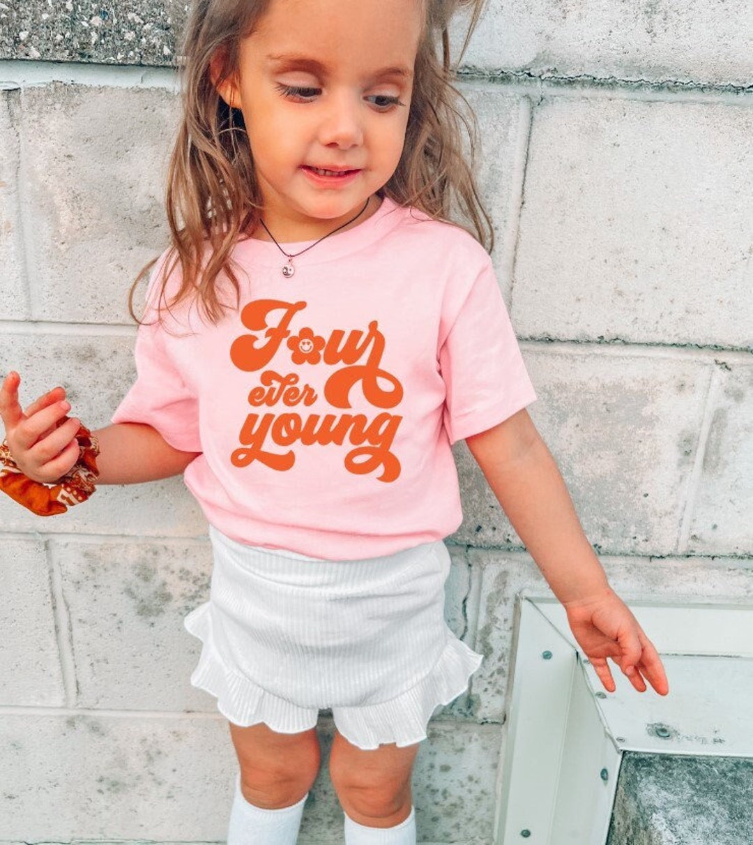 Four Ever Young, Toddler or Youth Tshirt, 4th Birthday Shirt, 4th ...