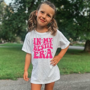 Kid's Comfort Colors Shirt, in My Bestie Era Shirt, Girl's Best Friend ...