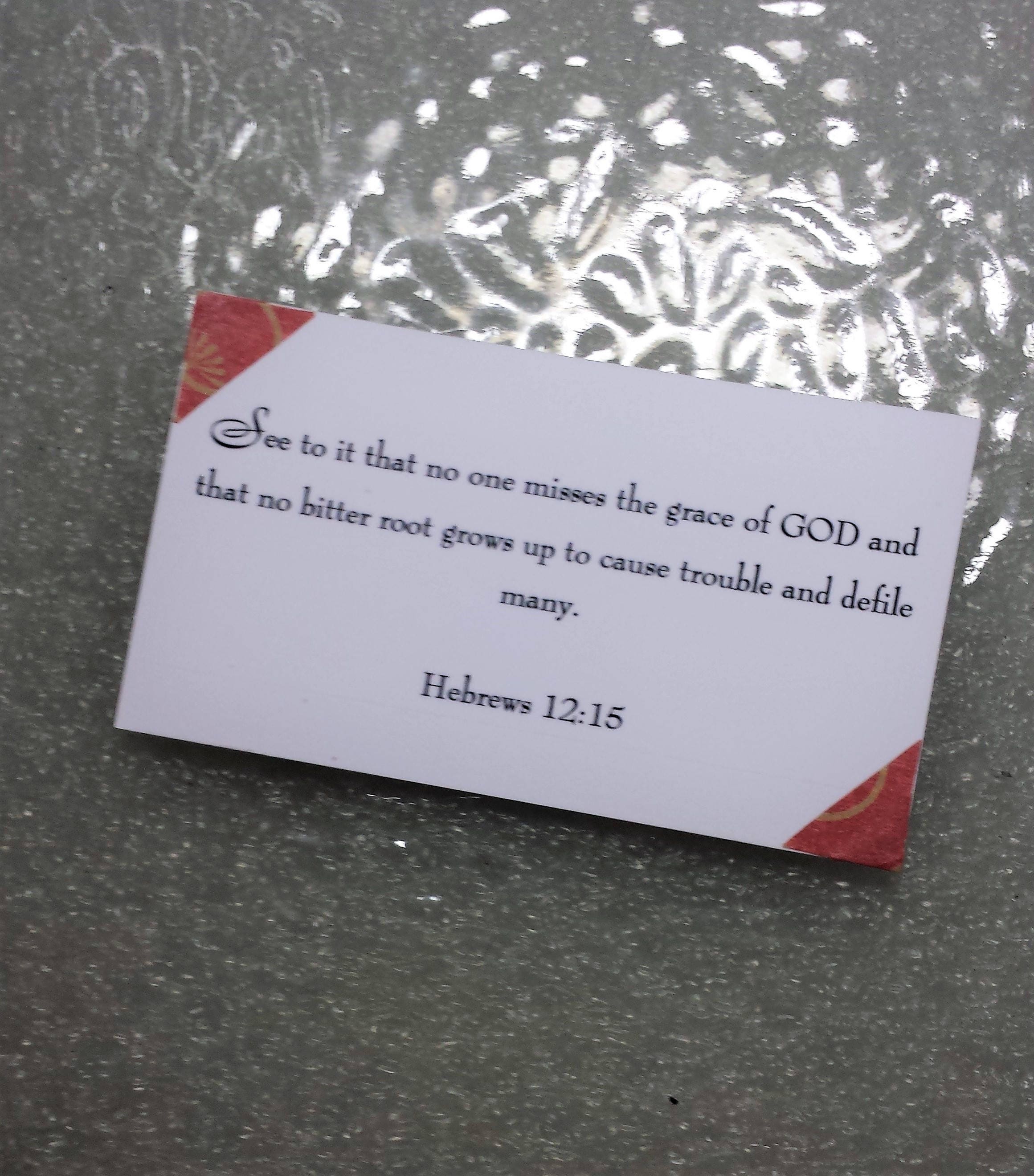 Scripture Cards - Origami Hand Folded Desktop Scripture Card Holder ...