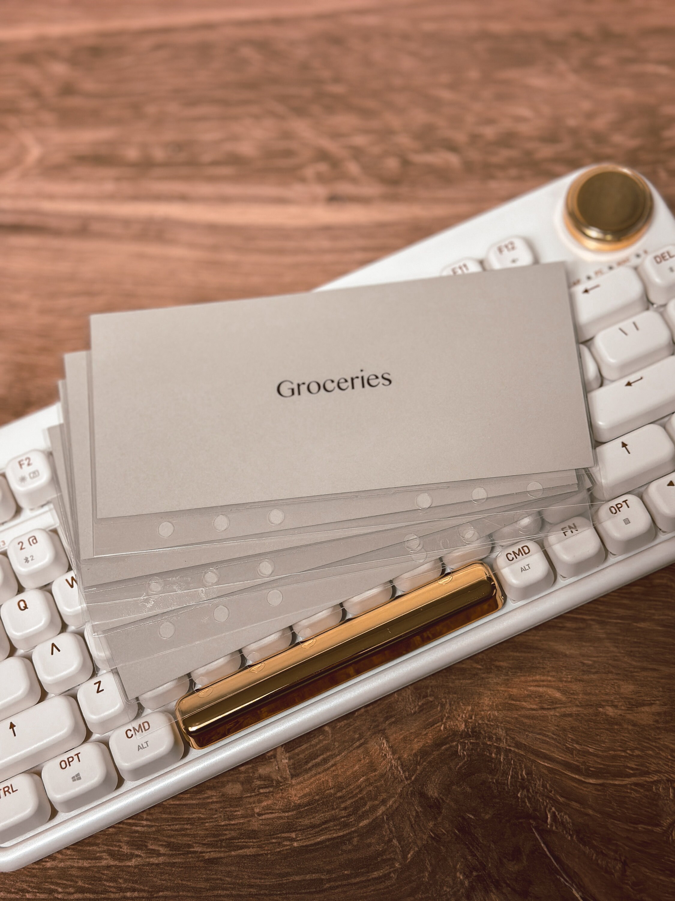 A6 Cash Envelopes for Stuffing Laminated Glossy Envelope System Clear ...