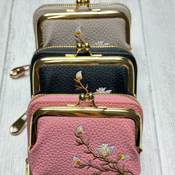 Double Coin Purse - Etsy