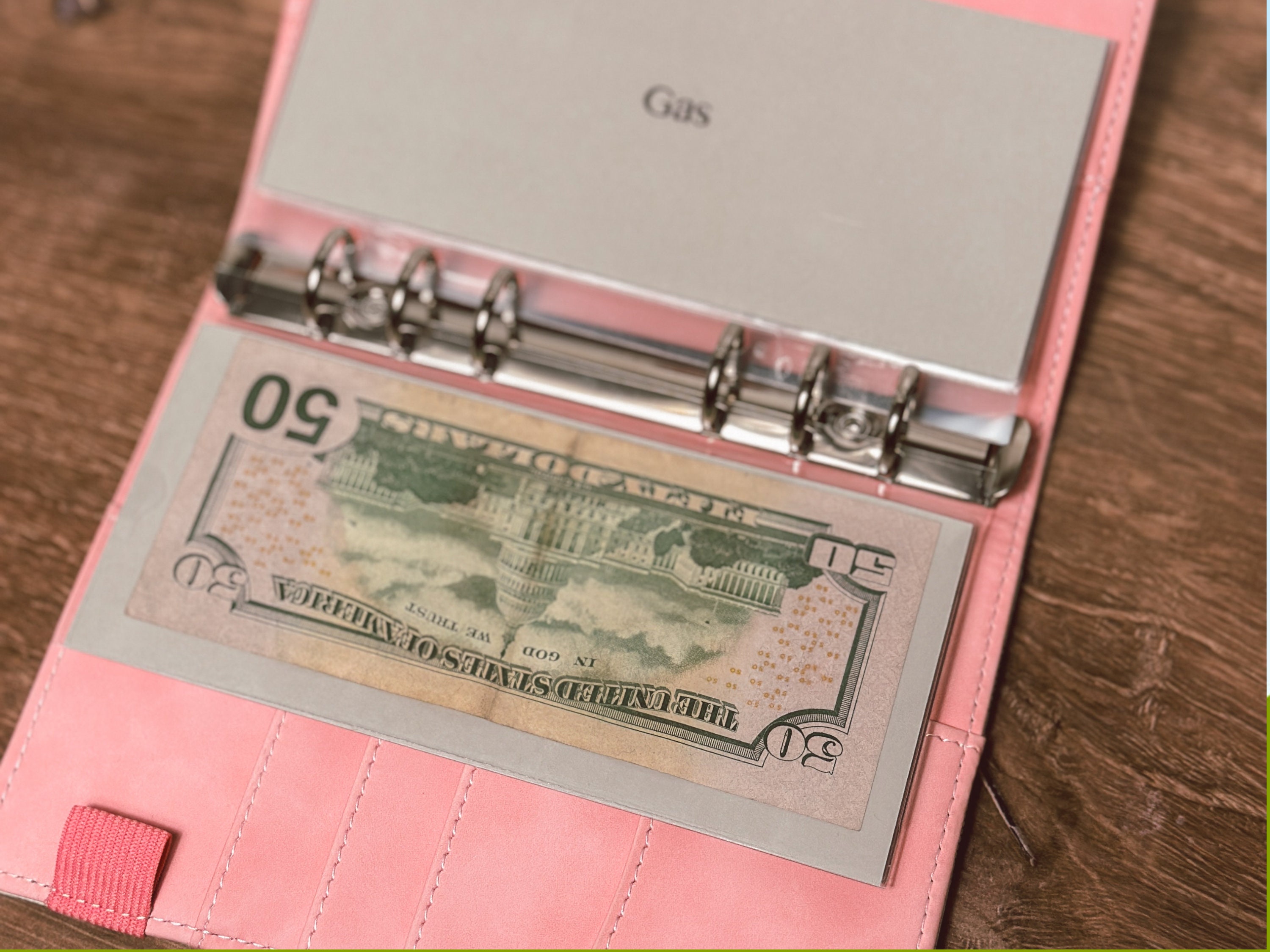 A6 Cash Envelopes for Stuffing Laminated Glossy Envelope System Clear ...