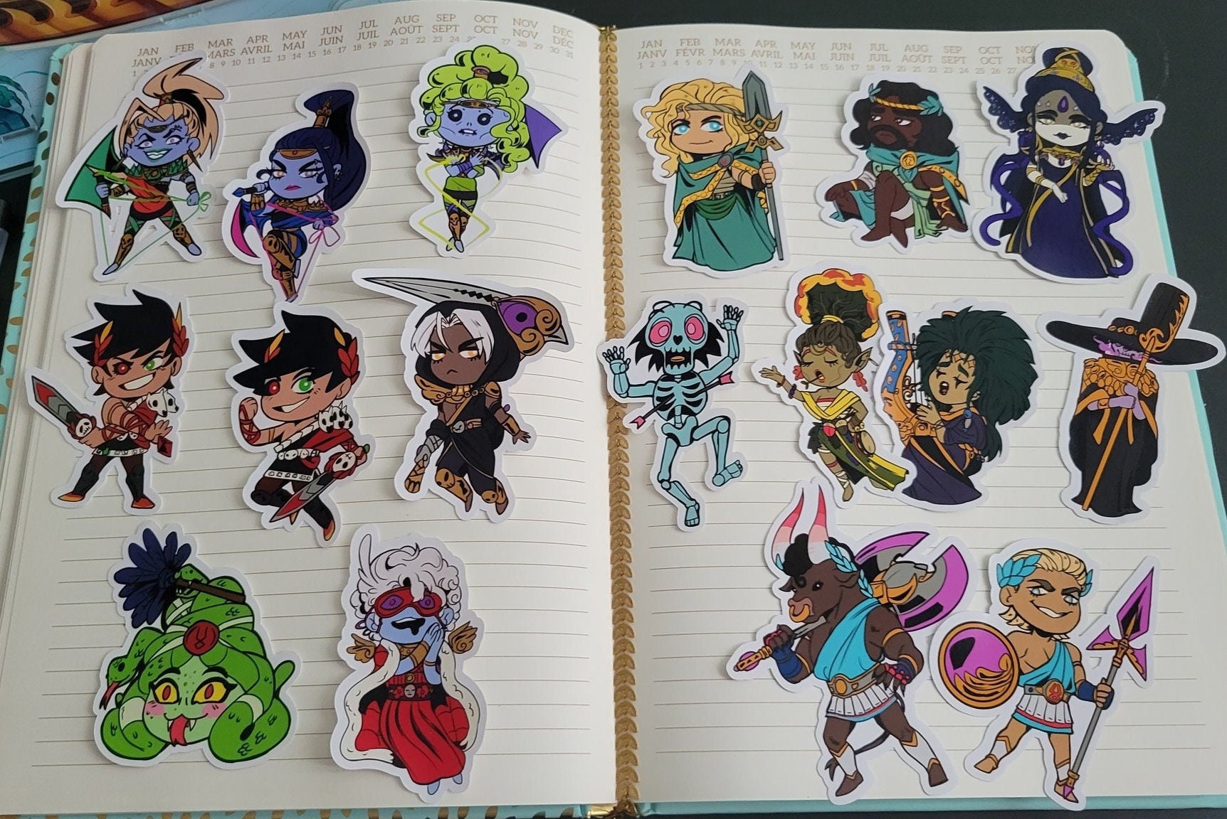 Hades Underworld most Unofficial Hades Sticker Set - Etsy