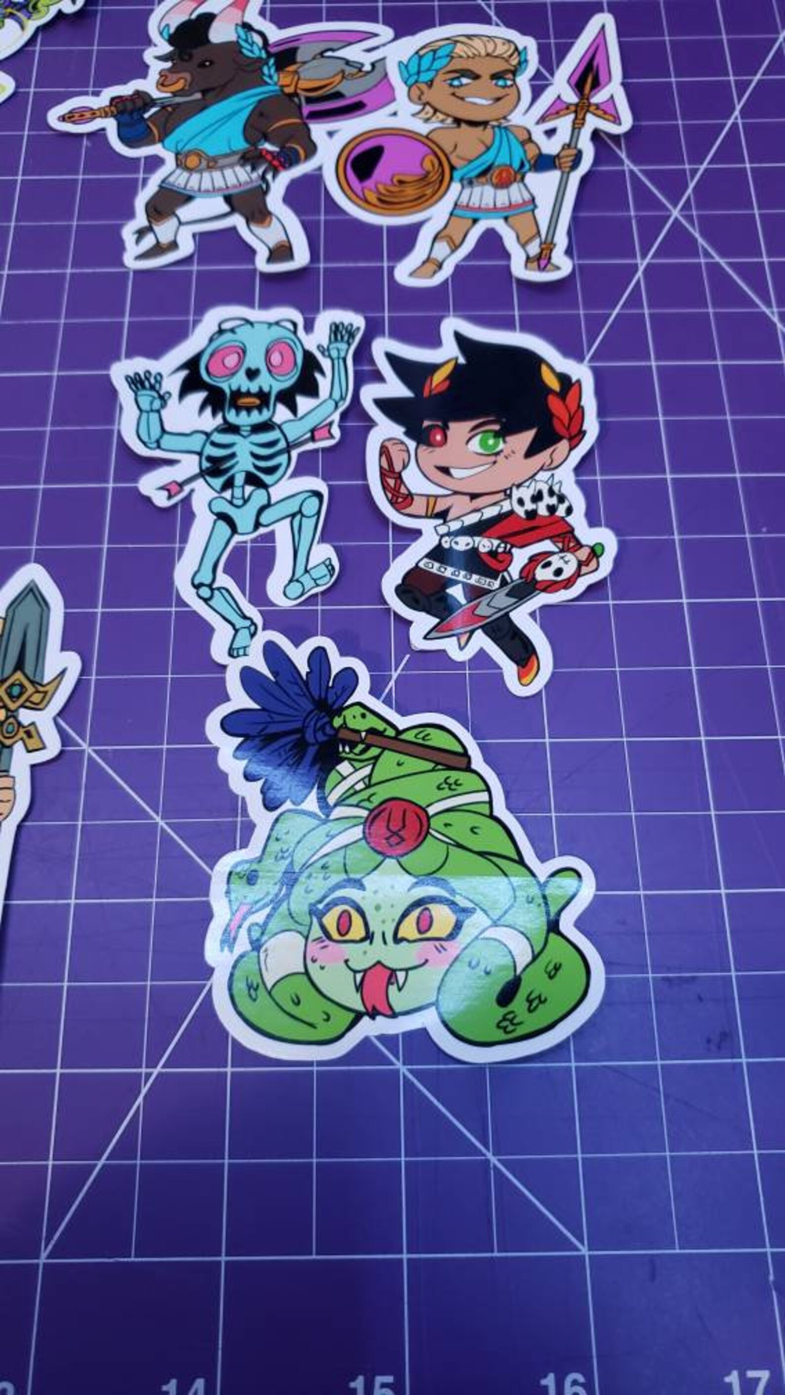 Hades Underworld most Unofficial Hades Sticker Set - Etsy