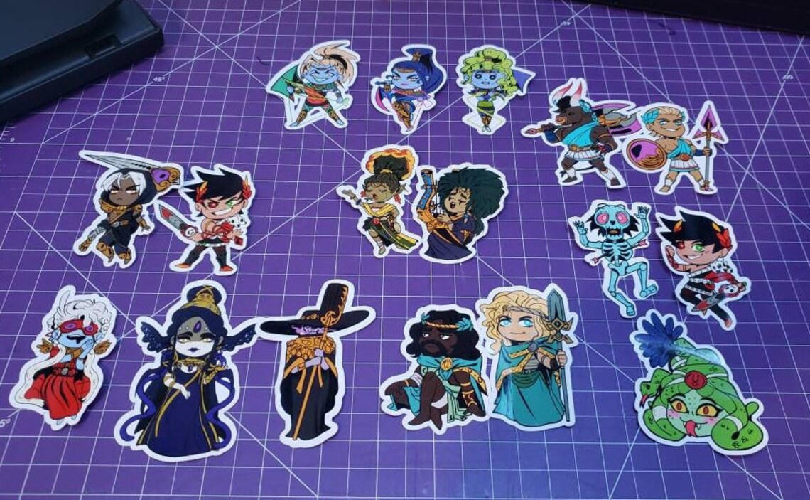 Hades Underworld most Unofficial Hades Sticker Set - Etsy