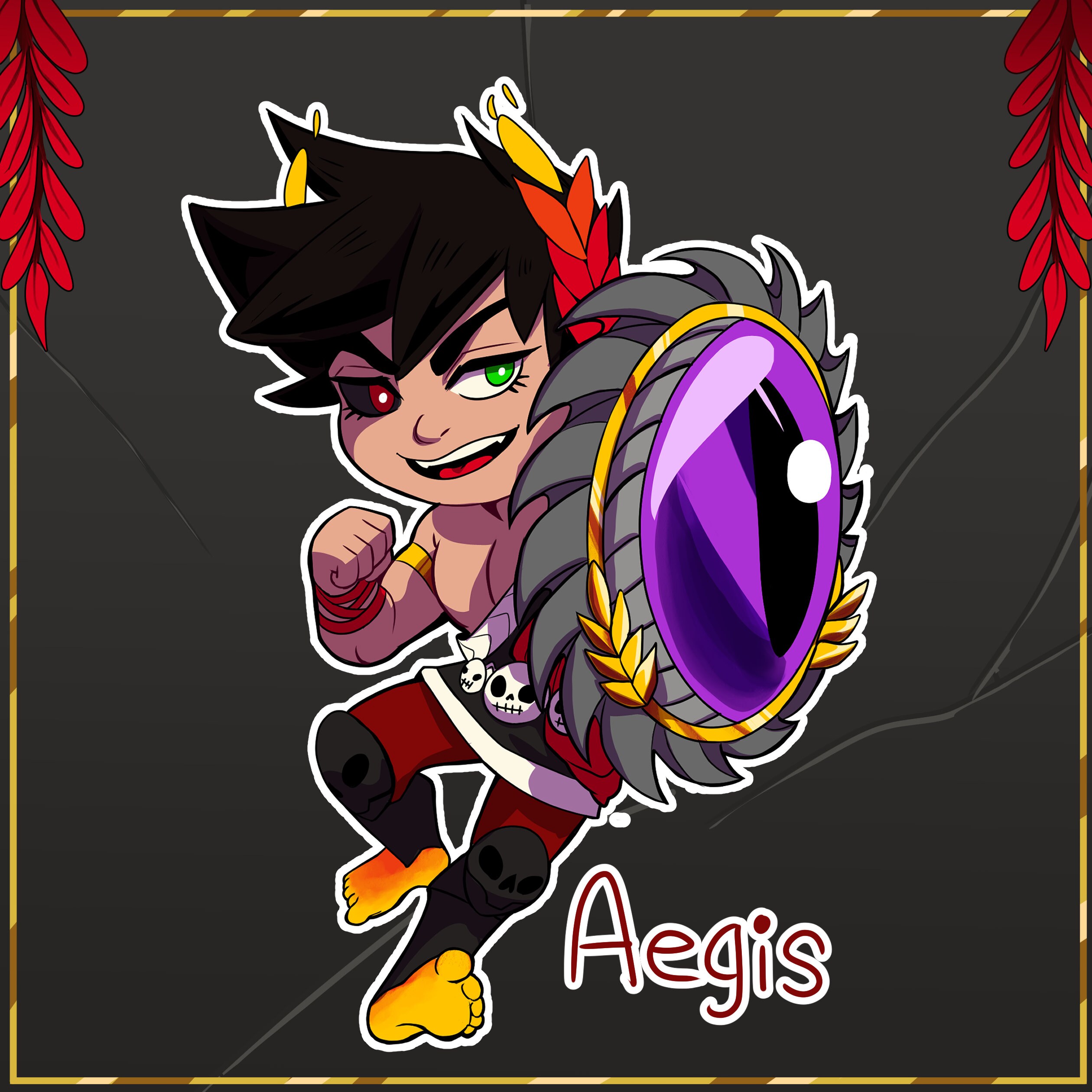 Zagreus Weapon Set Unofficial Hades Sticker Set - Etsy