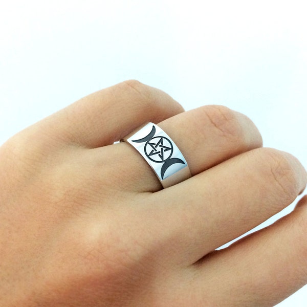 Wiccan Ring - Etsy