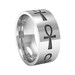 Ankh Silver Band Ring Ankh Ring Ankh Jewelry Engraved Ankh - Etsy