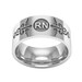 RN Registered Nurse Silver Band Ring, Medical Ring, Caduceus Band Ring ...