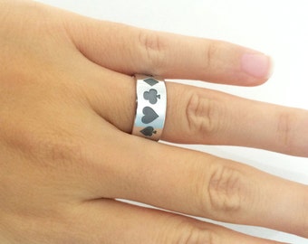 Playing Cards Ring - Etsy