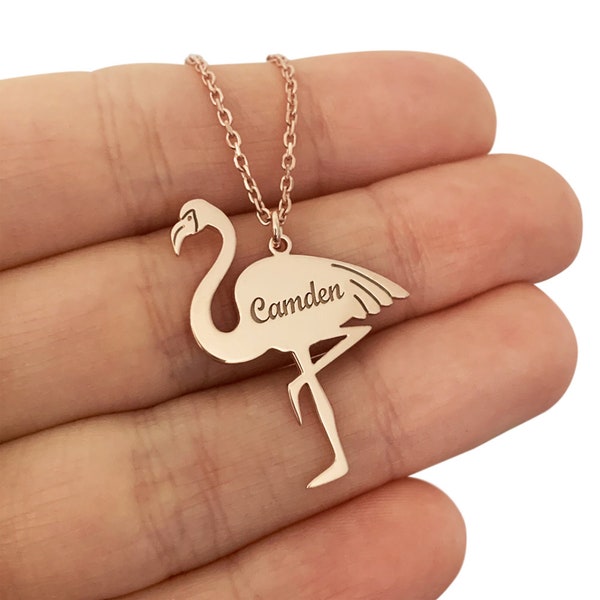 Flamingo Necklace - Etsy