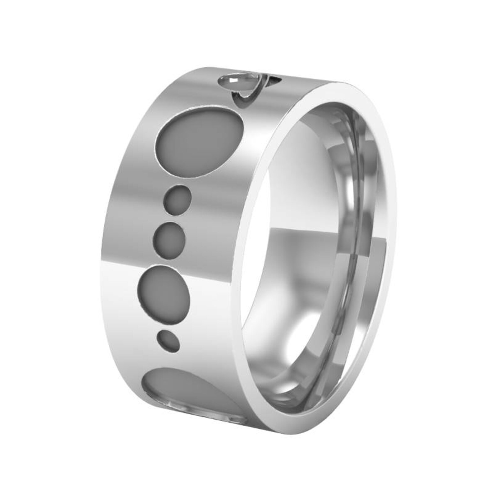 Silver Planets Band Ring Planets Ring Planets Jewelry - Etsy