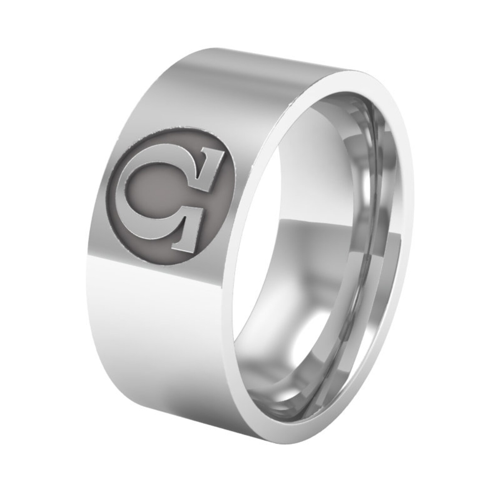 Omega Symbol Band Ring Silver Omega Ring Omega Band Ring - Etsy