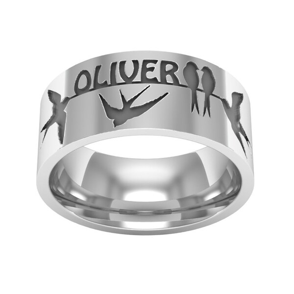 Bird Name Band - Etsy