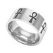 Ankh Band Ring Silver Ankh Ring Ankh Jewelry Egyptian - Etsy