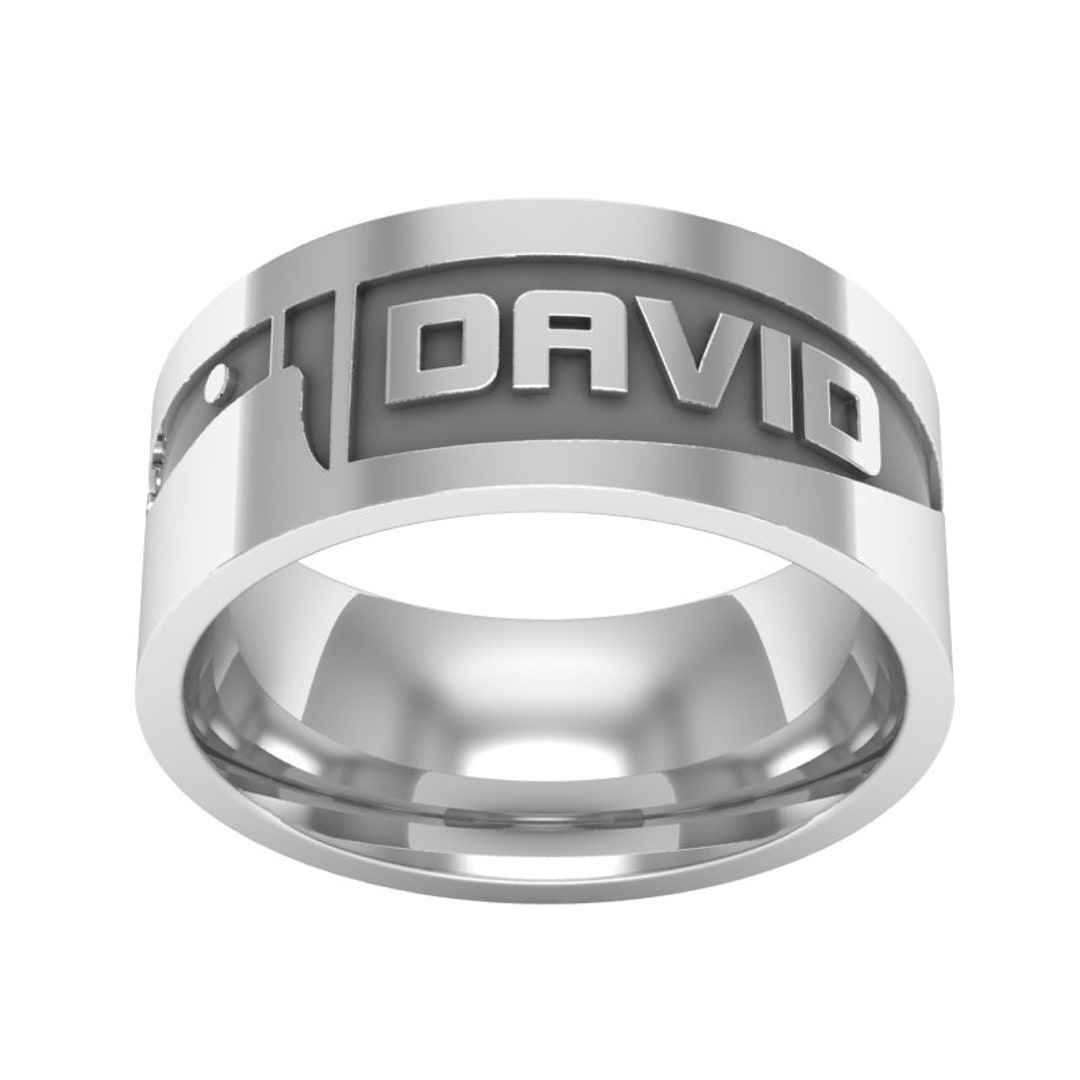 Personliazed Knife Ring With Name Custom Name Ring In Etsy Personliazed Knife Ring With Name Custom Name Ring In Etsy