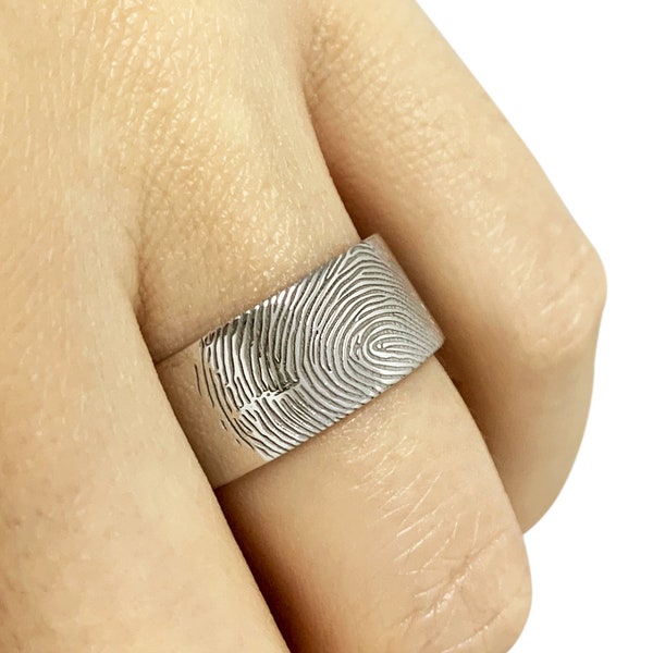 Fingerprint Ring - Etsy