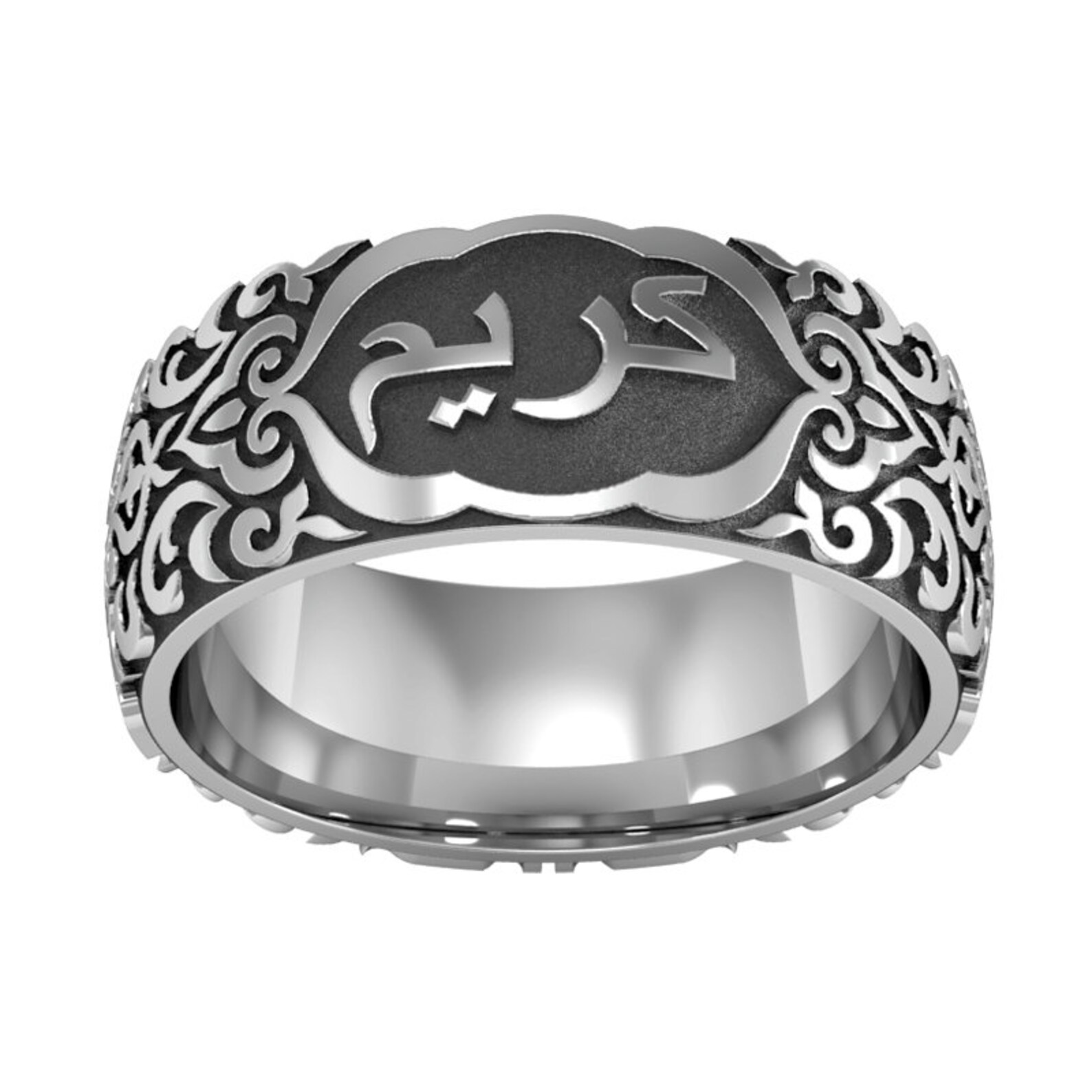 persian-name-ring-arabic-name-ring-custom-name-ring-etsy