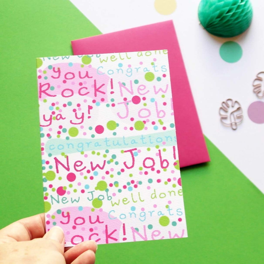 New Job Card Congrats on New Job New Role Welcome to the - Etsy