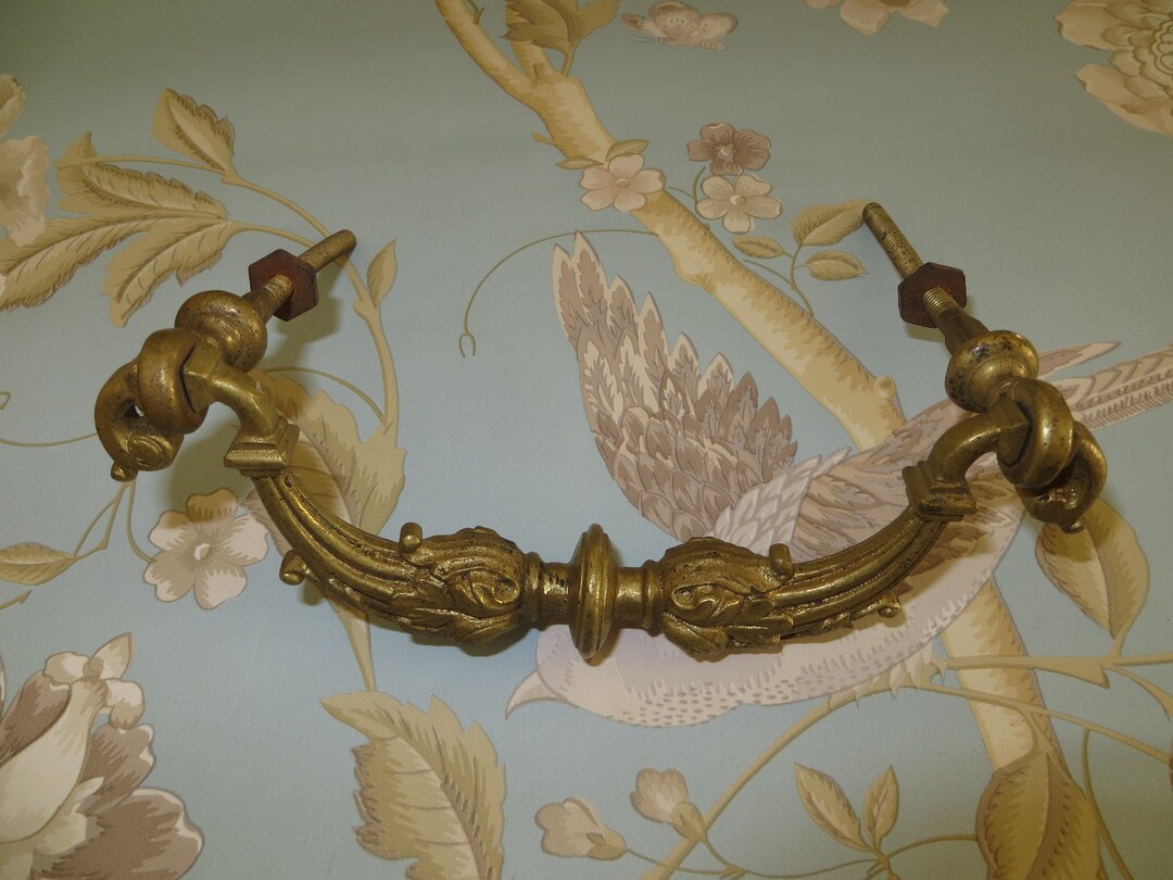 Single French Antique Brass Desk Handle...circa 1900s. - Etsy