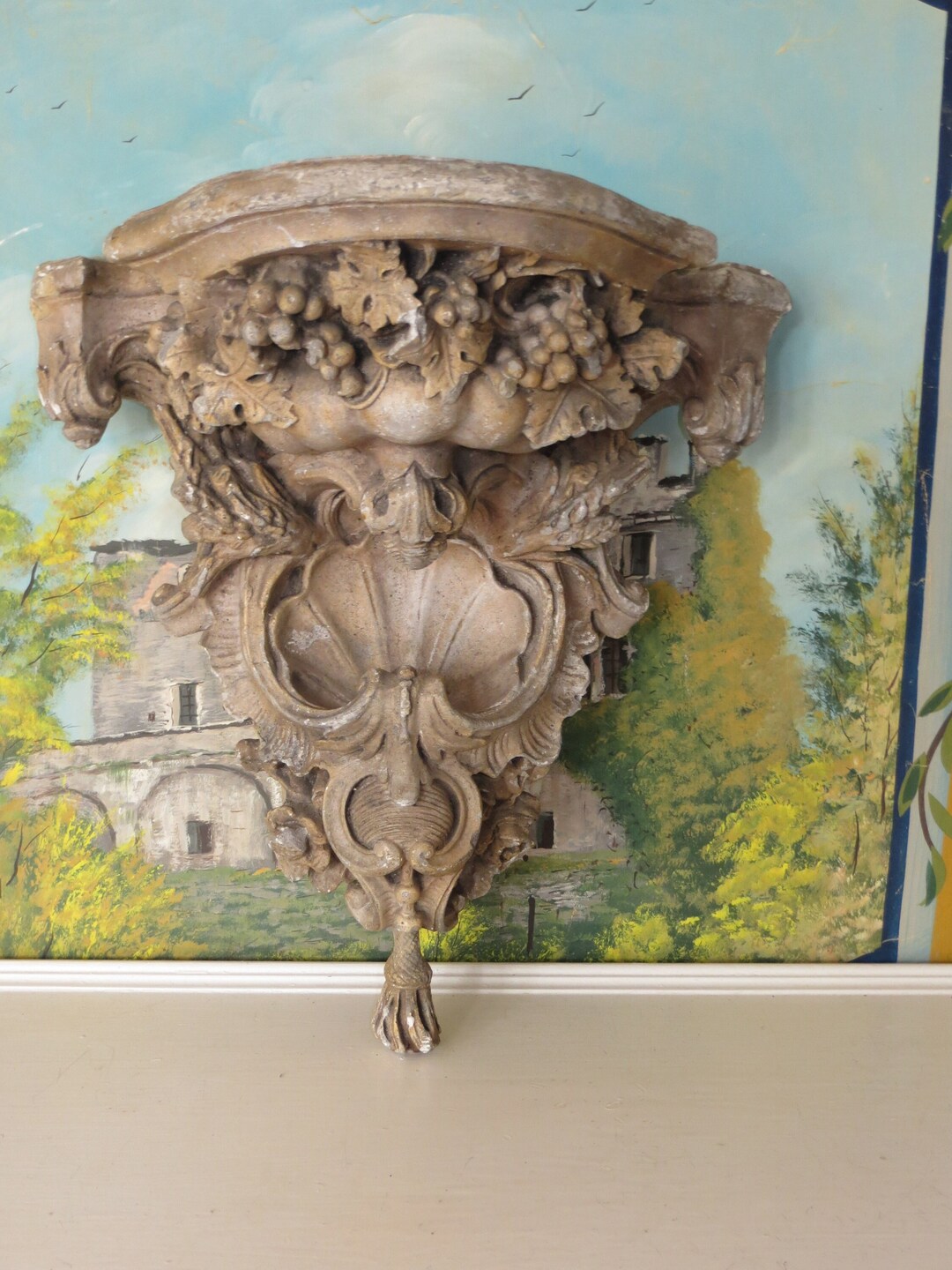 Superb French Nap III Plaster Corbel/console/shelf/architectural ...