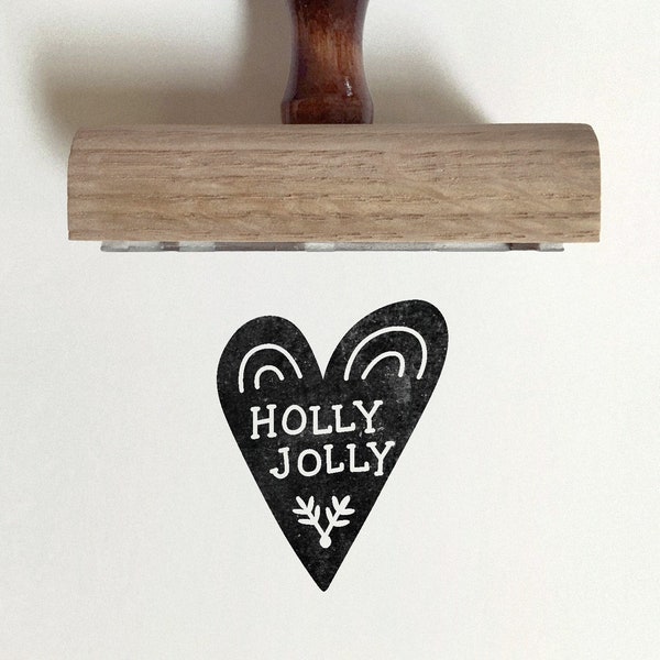 Heart Rubber Stamp - Etsy UK