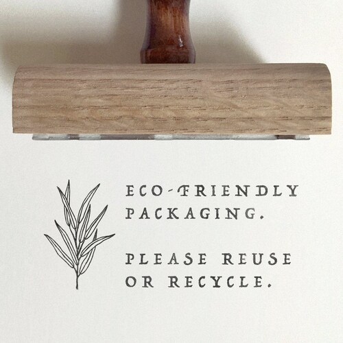 Please Reuse or Recycle Stamp - Etsy