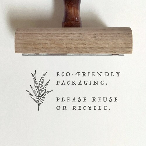 Please Reuse or Recycle Stamp - Etsy