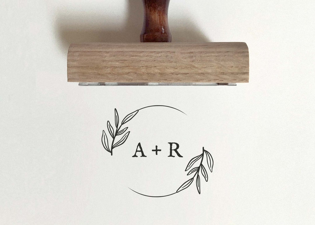 Wedding Logo Stamp Wedding Favor Stamp Custom Wedding Gift - Etsy