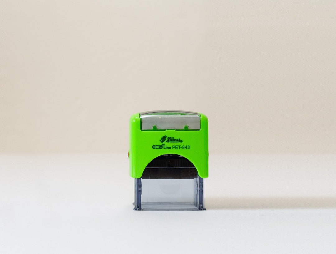 Eco Friendly Self-inking Stamp Made From Your Logo - Etsy
