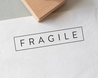 Fragile Stamp | Small Business Stamp | Ceramics + Pottery Packaging ...