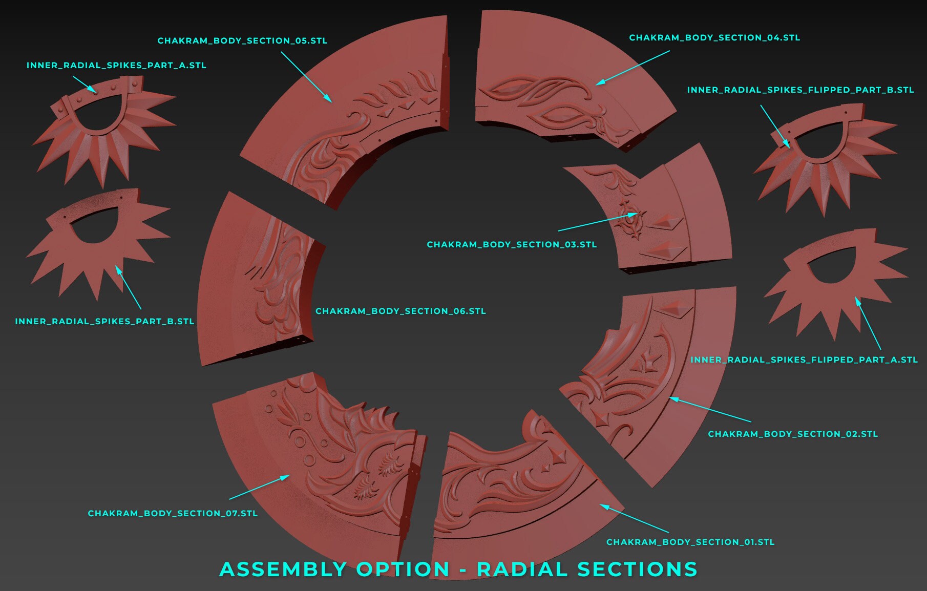 FFXIV Dancer – Weathered Krishna Chakram 3D Print Files - Etsy
