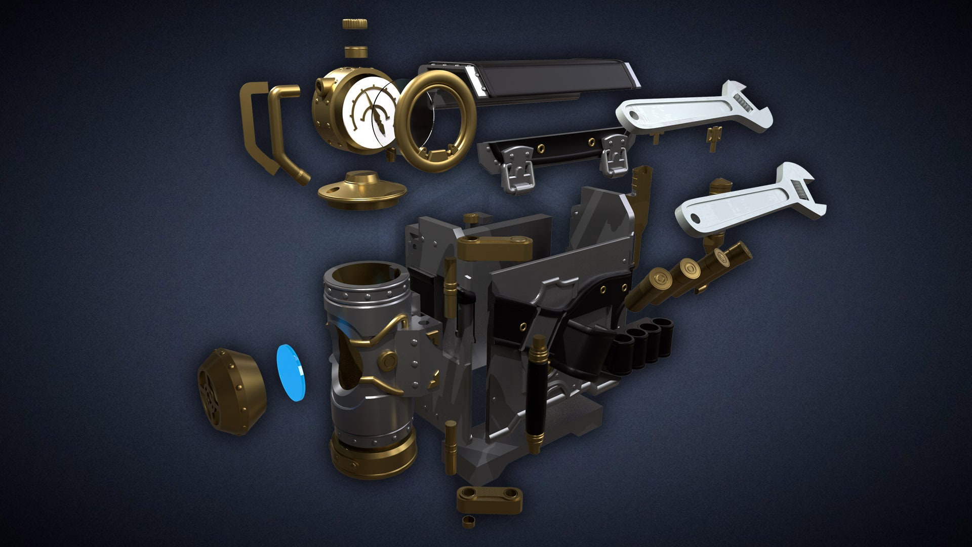 FFXIV Machinist - Aetherotransformer Offhand 3D Print Files - Etsy