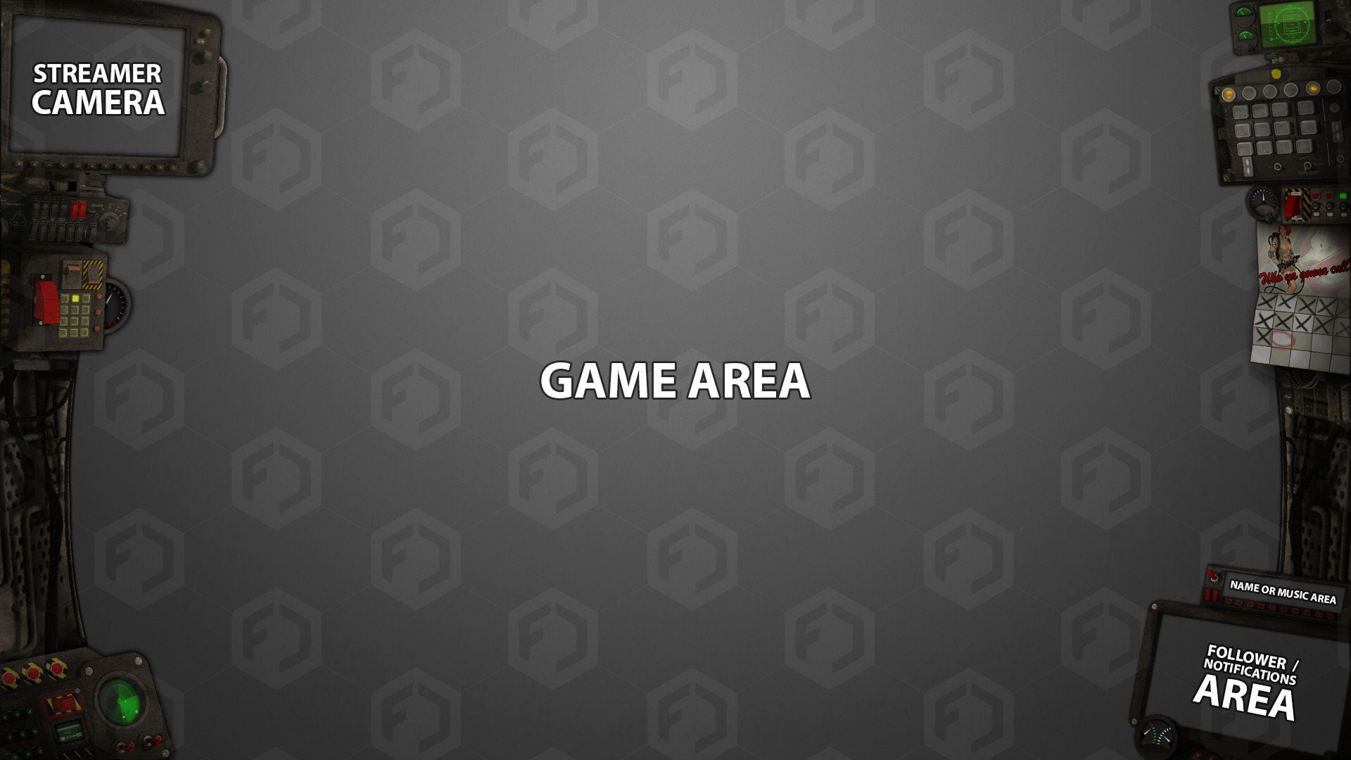 Mech Cockpit Animated Overlay / Sidebar Assets for Twitch or Youtube - Etsy