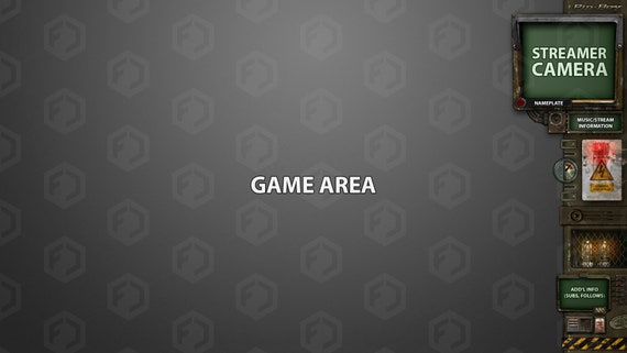 Fallout-inspired Animated Overlay / Sidebar Assets for Twitch - Etsy