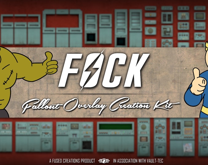 Fallout-inspired Animated Overlay / Sidebar Assets for Twitch or ...