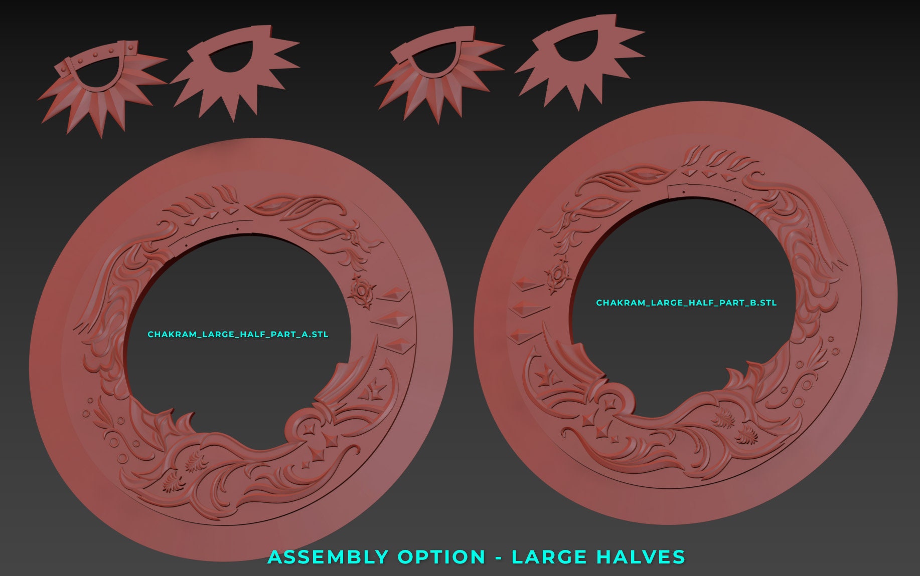 FFXIV Dancer – Weathered Krishna Chakram 3D Print Files - Etsy