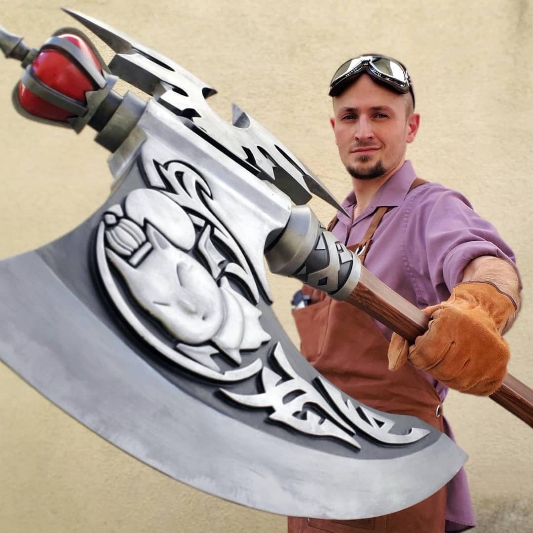 FFXIV Warrior - Malignant Moggle Mogaxe 3D Print Files - Etsy