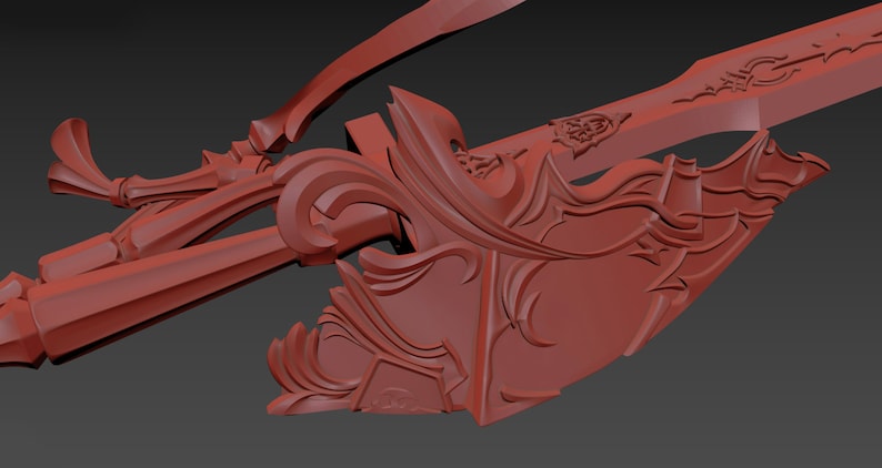 FFXIV Red Mage - Antiquated Murgleis Sword 3D Print Files - Etsy