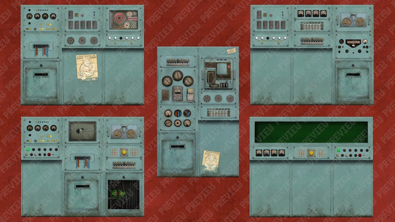 Fallout Overlay Creation Kit Assets for Twitch or Youtube | Etsy