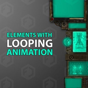 Fallout-inspired Animated Overlay / Sidebar Assets for Twitch or ...