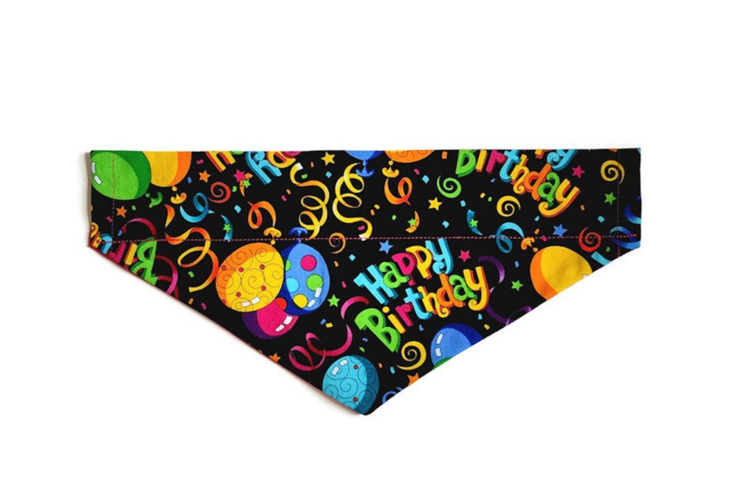 Pet Bandana - Happy Birthday Balloons Dog Bandana - Etsy