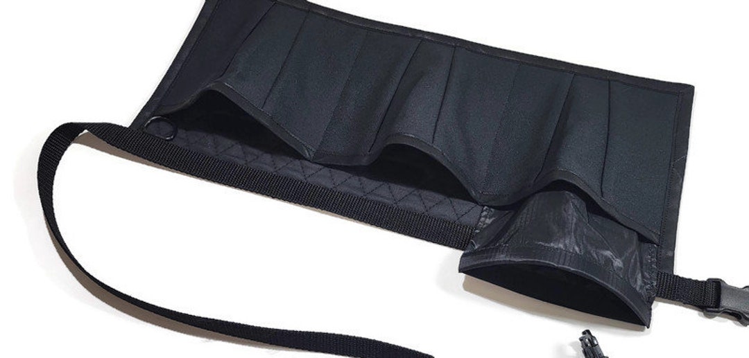 Black Tie Canvas MEGA Pooch Pouch - Dog Training Apron With Treat ...