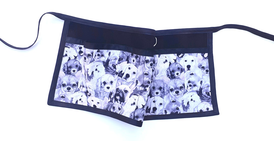 Dog Montage Pooch Pouch - Cotton Dog Training Apron and Treat Pouch ...