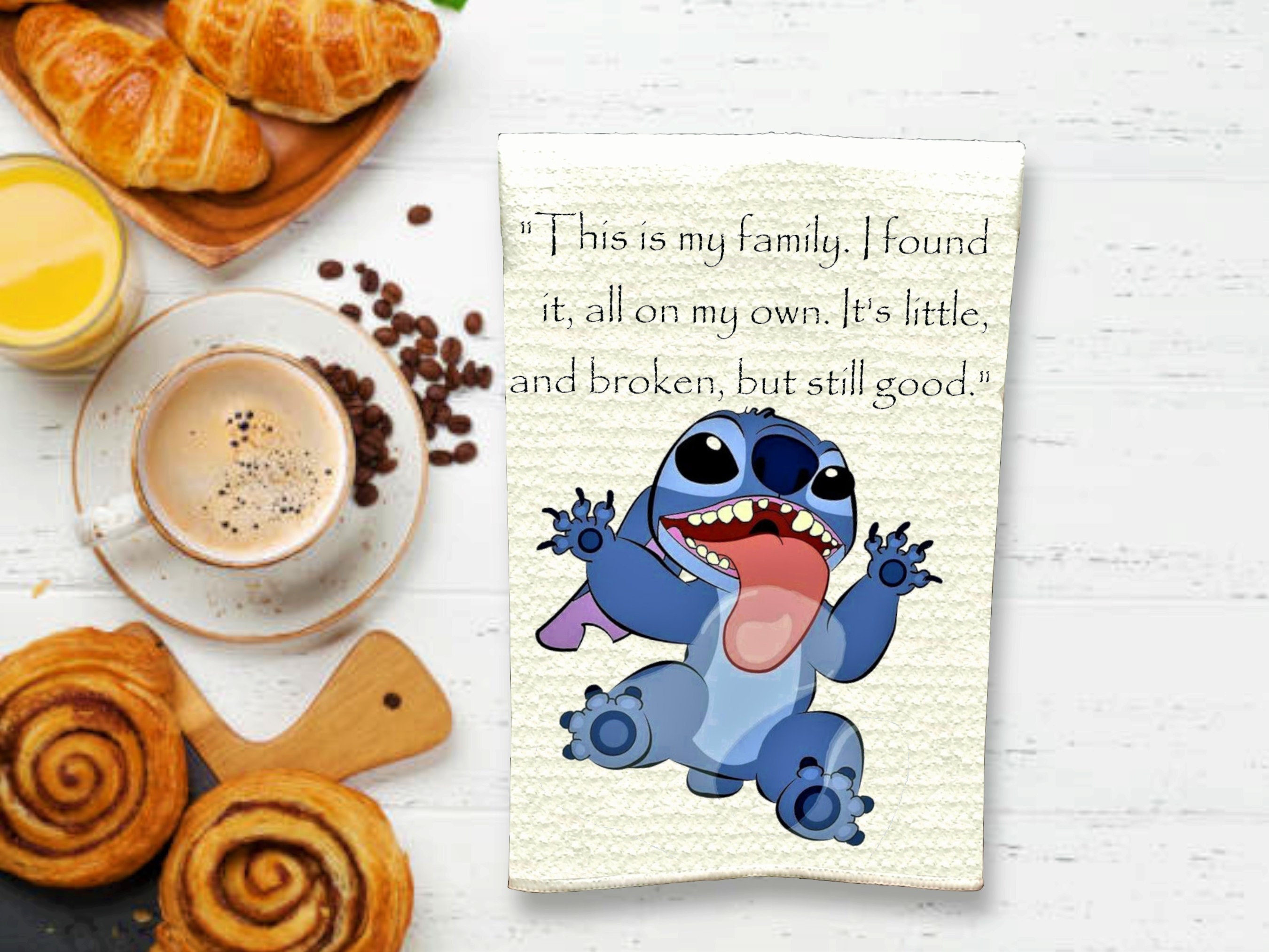 Disney Theme Kitchen Towel: Lilo and Stitch Decor Home Decor. - Etsy
