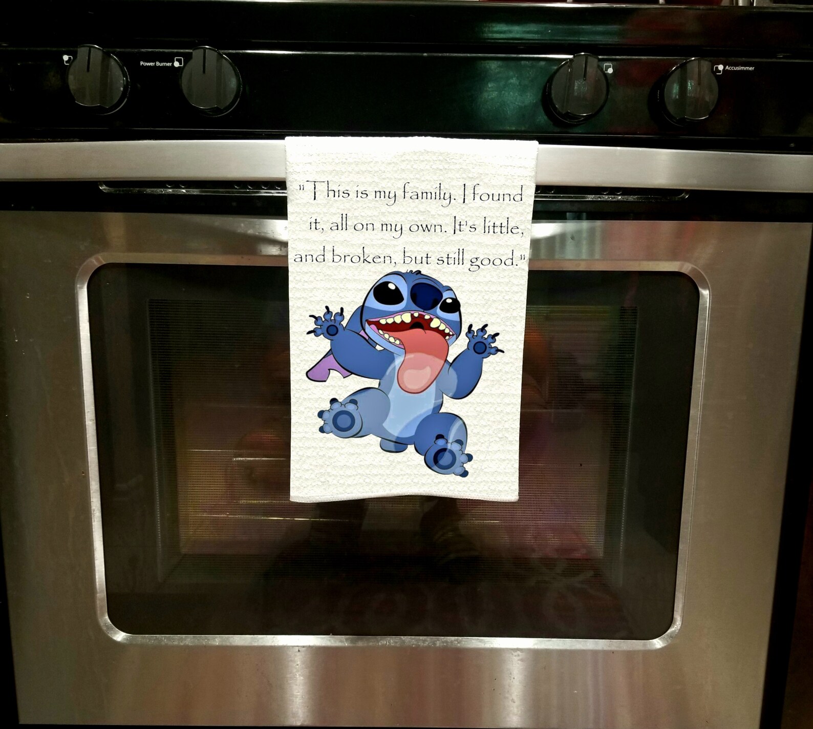 Disney Theme Kitchen Towel: Lilo and Stitch Decor Home Decor | Etsy