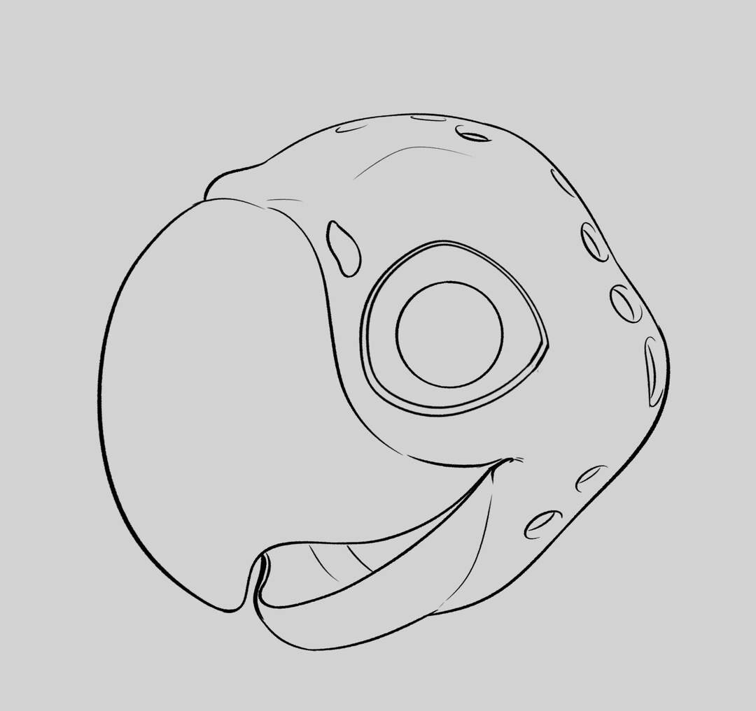 3d Printed Macaw Head Base - Etsy