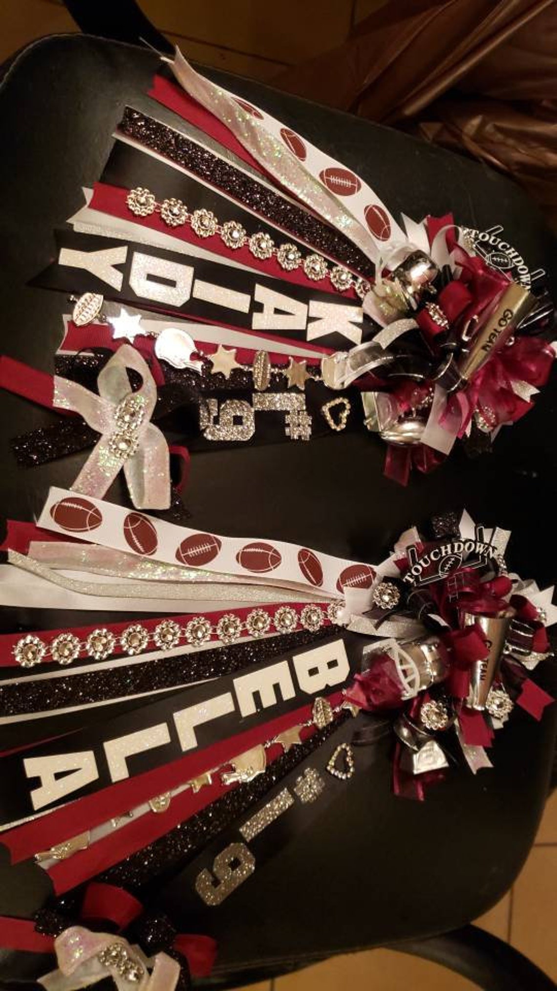 Homecoming Hair Bow Mums & Homecoming Shash Mums | Etsy